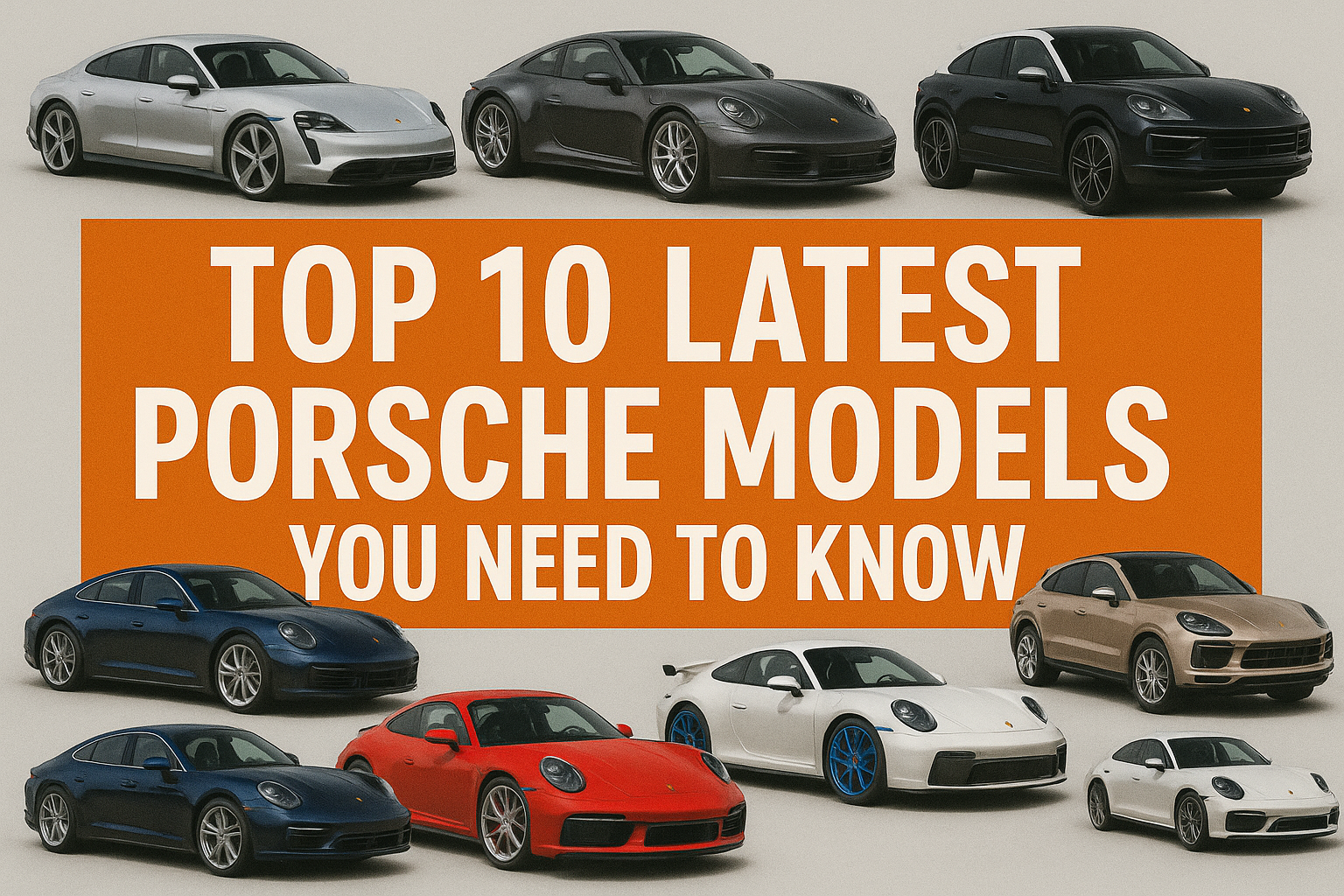 Top 10 Latest Porsche Models You Need to Know - IMAGEDSPORTS